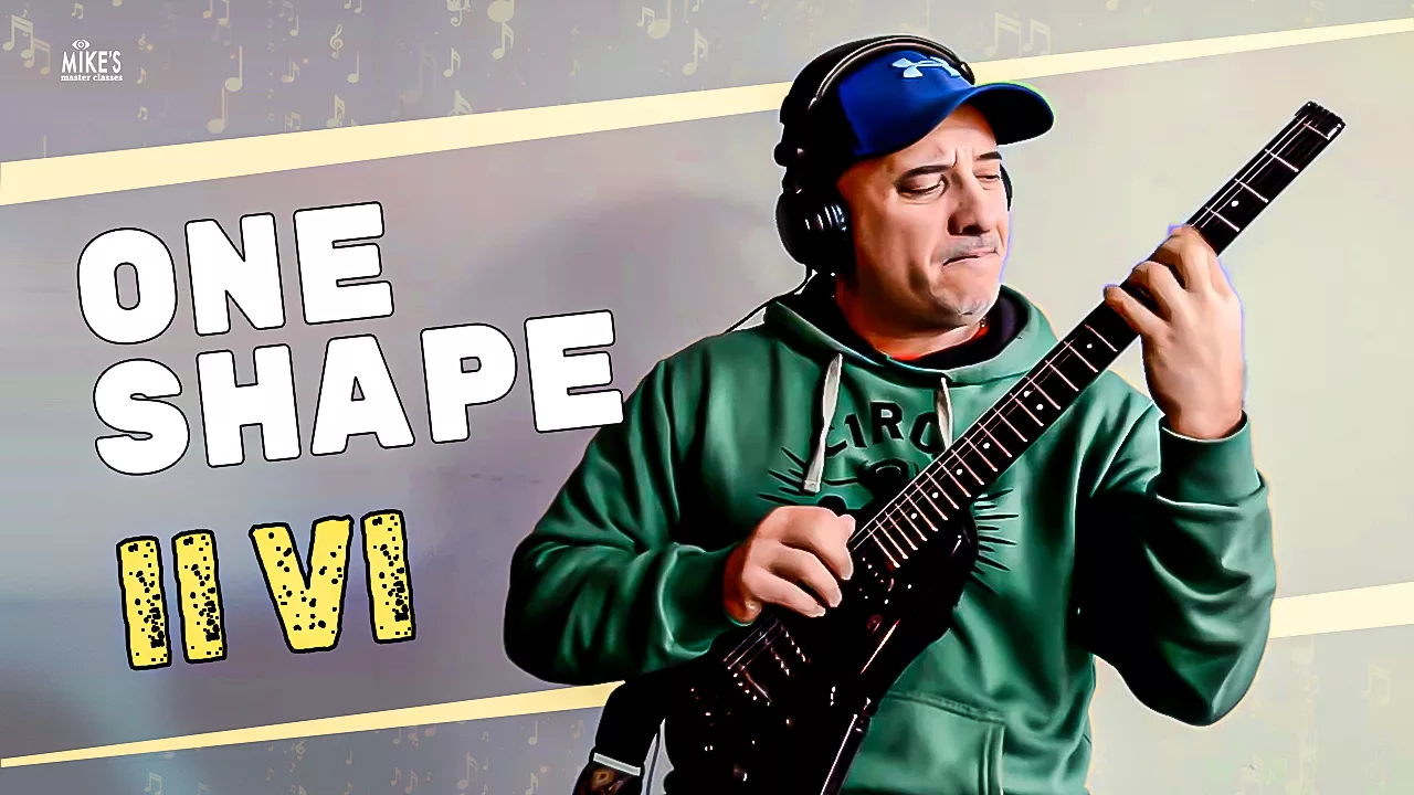 IIVI WITH ONLY ONE SHAPE CHORDS: Melodic Minor/Harmonic Minor/Harmonic ...